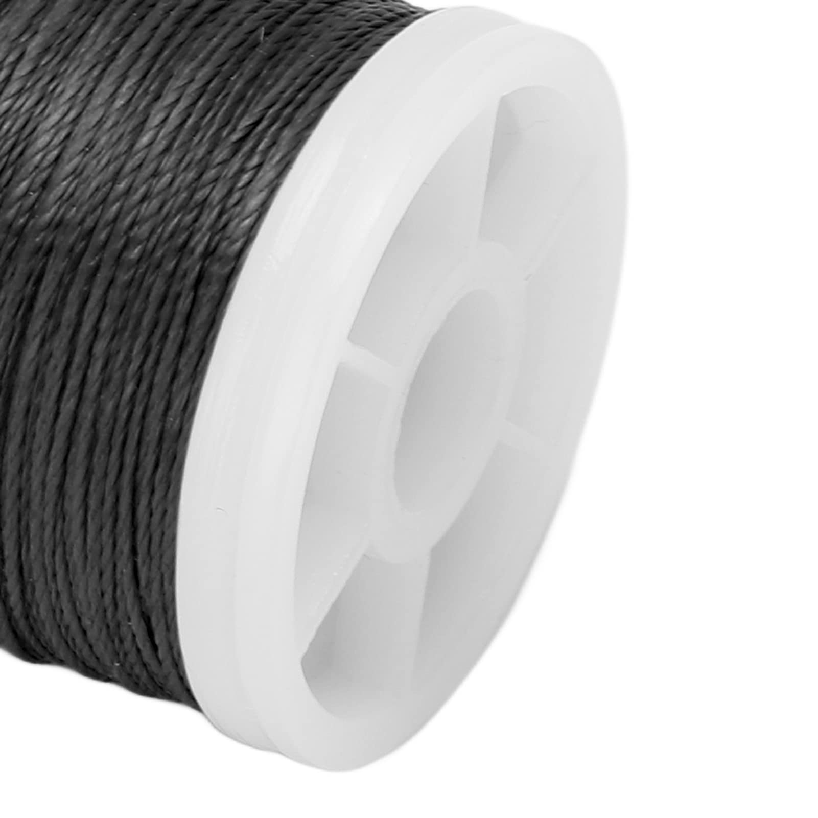 SUNGOOYUE Archery Bow String Serving Thread,Bowstring Serving Material,for Tying Peep Sight Nock Maintenance Accessory 110m(Black)
