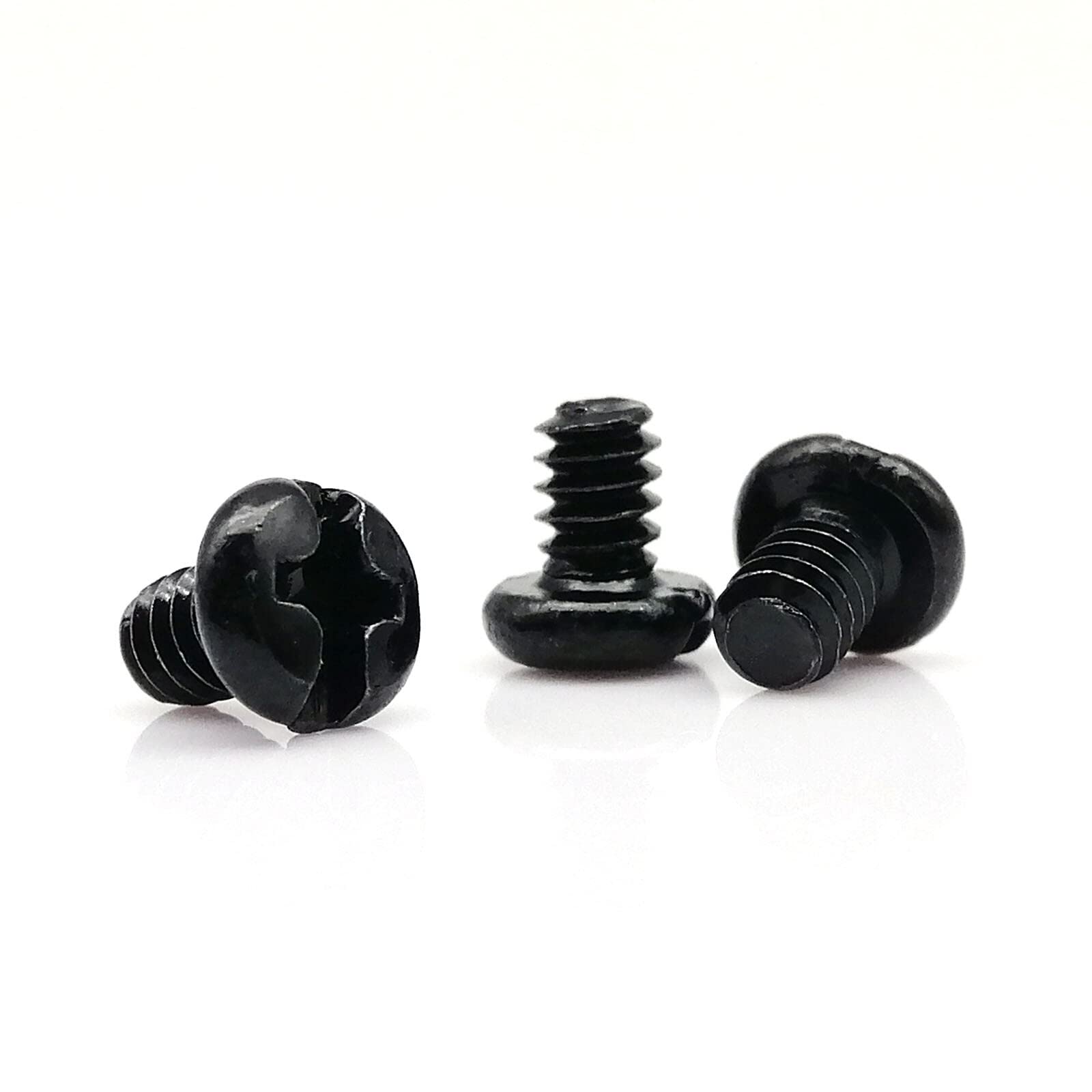 WAAZI Industrial Screws 25pcs Silver Black PC Case Hard Drive Disk HDD Power Supply PSU Sound Video Graphics Card Mount Fix Repair Screw Bolt Computer E (Color : Silver)
