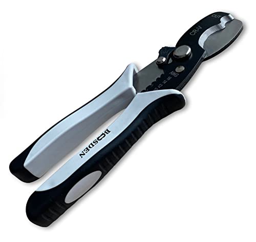 Wire Cutters Stripper, BOOSDEN 8 inch Cable Cutters, Awg Wire Cutters,Precision Wire Stripper,Heavy Duty Cable Cutters, Spring Cable Cutting Pliers for Aluminum Wire,Communications Cable Cutting