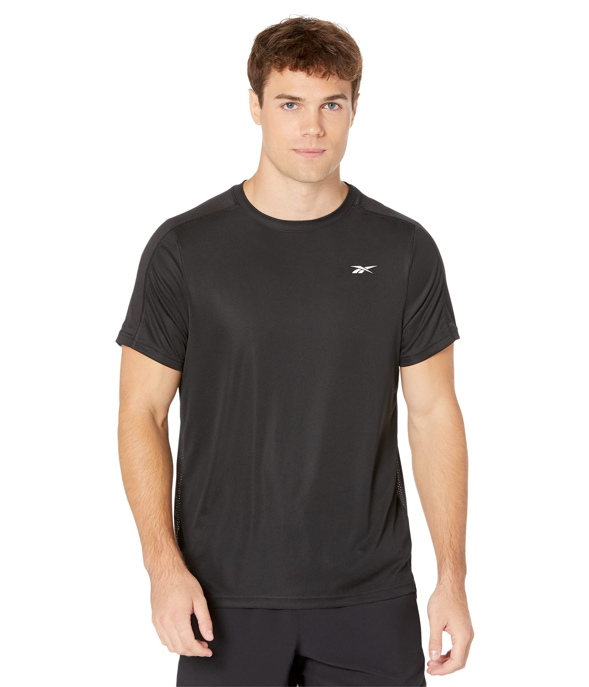Reebok Men's Standard Workout Ready Tee, Black, Large