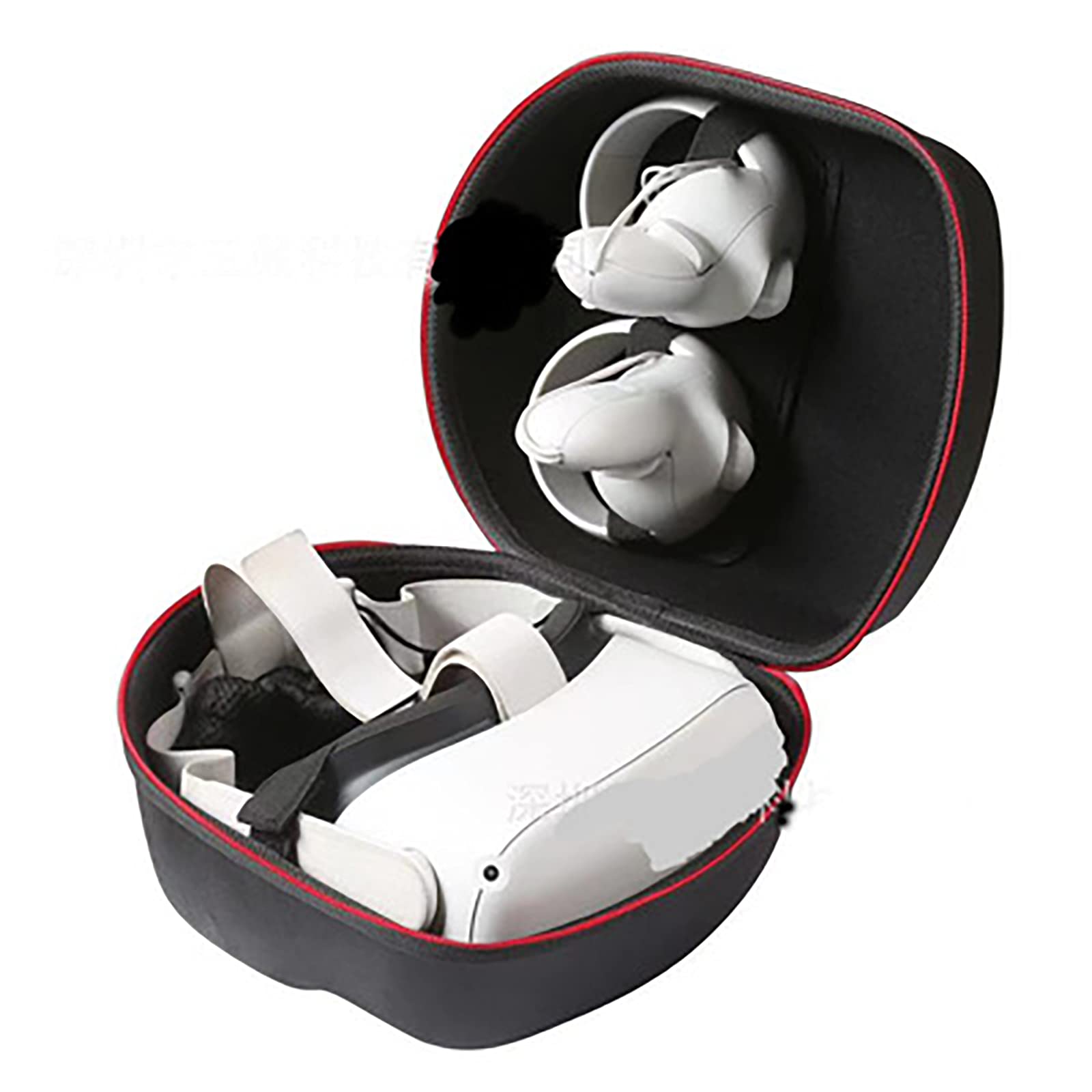 Soapow EVA Carrying Case Portable Travel Anti-Scratch Storage Bag Compatible with Oculus Quest 2 VR Headset