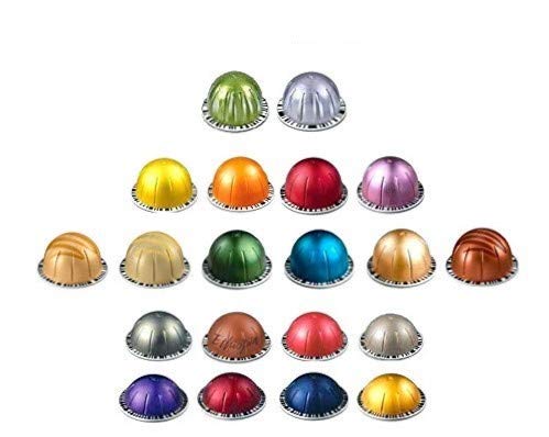 Nespresso® Vertuoline Deluxe Starter Sampler - Coffee and Espresso Capsules for a total of 20 Pods