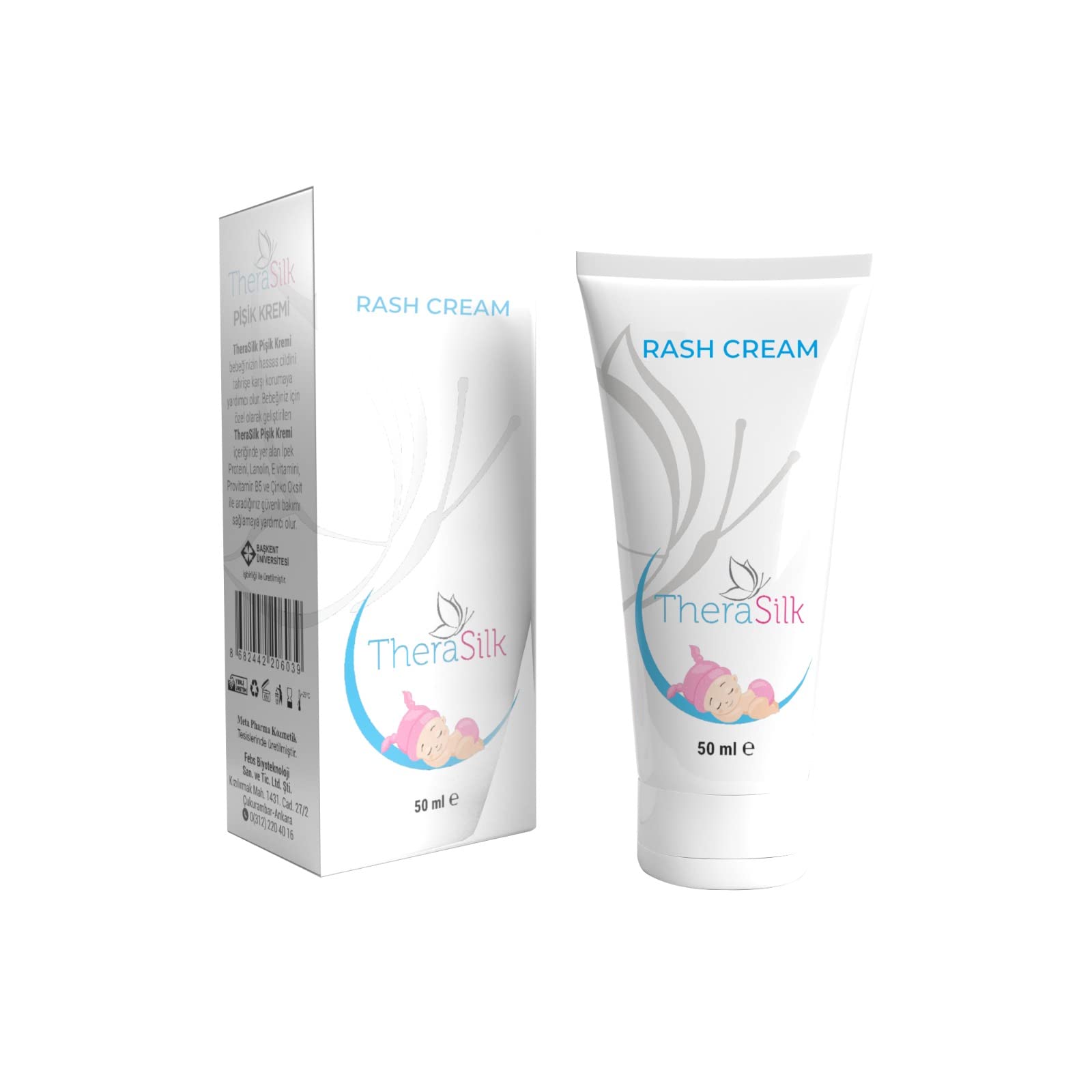 TheraSilk Best Diaper Baby Rash Cream 50 ml - Contains Intense Silk Protein
