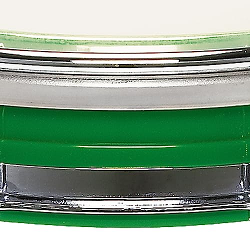 Meinl Percussion Tamborim with Floatune Tuning System-NOT Made in China-Green ABS Plastic Body and Synthetic Head, 2-Year Warranty, (TBR06ABS-GR)