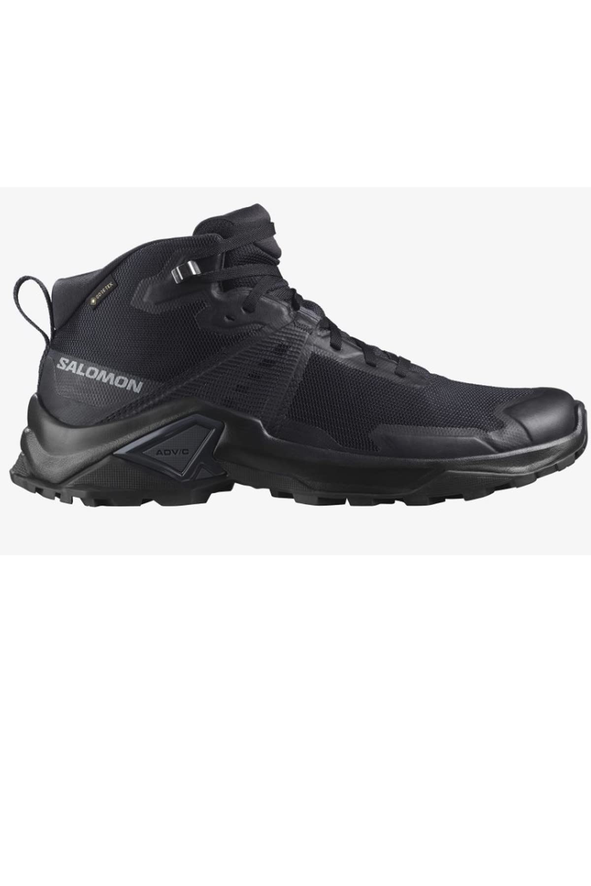 Salomon Men's X Raise 2 Mid GTX Climbing Shoe, Black/Black/Ebony, 8.5