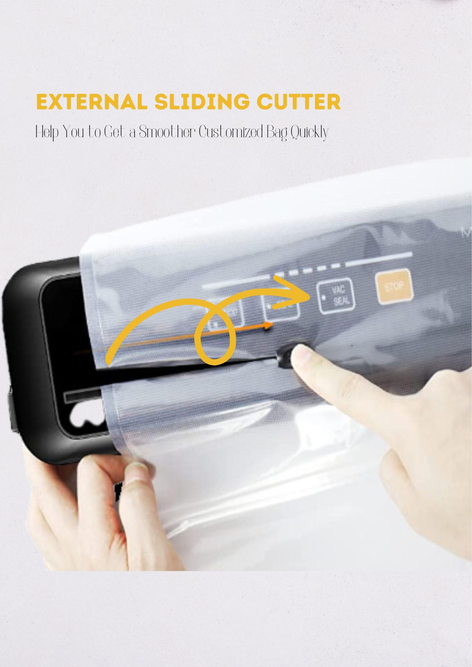 MegaWise Powerful and Compact Vacuum Sealer Machine (Silver)
