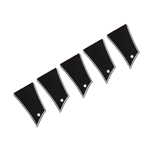 Truss Rod Plate, Plastic Long Life Span 5Pcs Electric Guitar Truss Rod Plate for Replacement