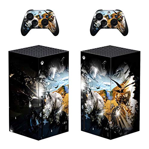 Paysage Color X-box-Series-X Skin Set Full Faceplates Skin Console & Controller Decal Stickers (only fit X-box-Series-X )