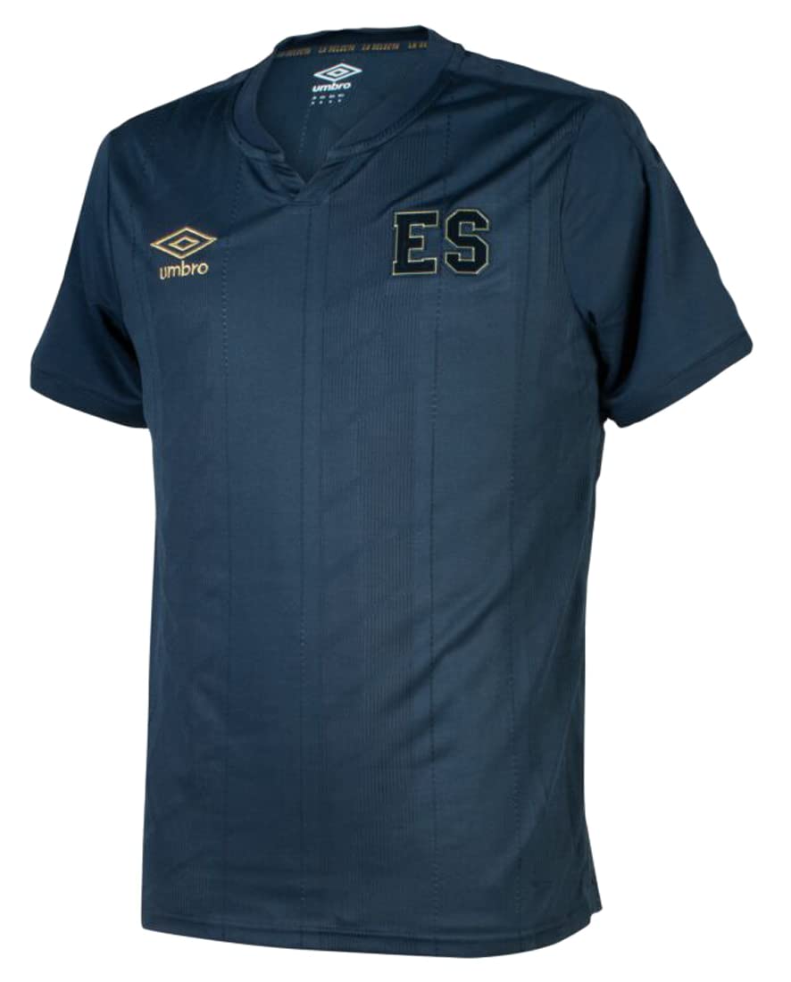 Umbro Men's El Salvador 3rd Jersey 2021-2022 (X-Large) Navy Blue