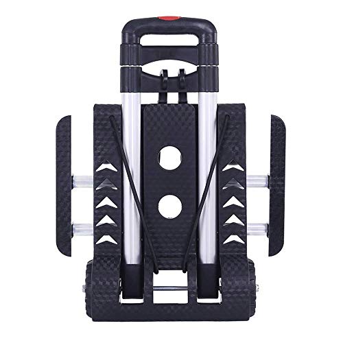 WDBBY Heavy Duty Luggage Cart Dolly Folding Platform Moving Warehouse Push Hand Truck