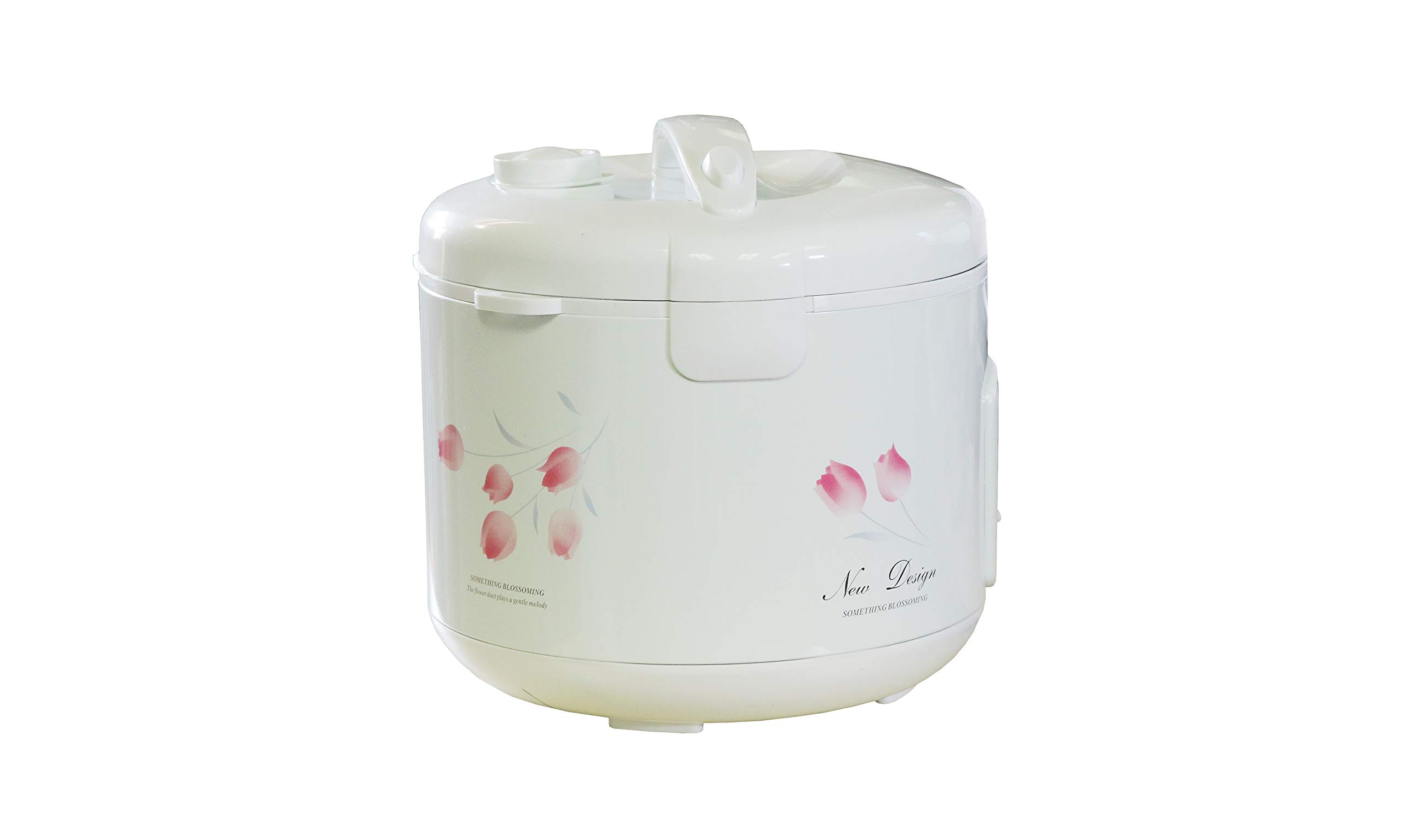 TRC-08 Cool Touch 8-Cup Rice Cooker and Warmer with Steam Basket, White