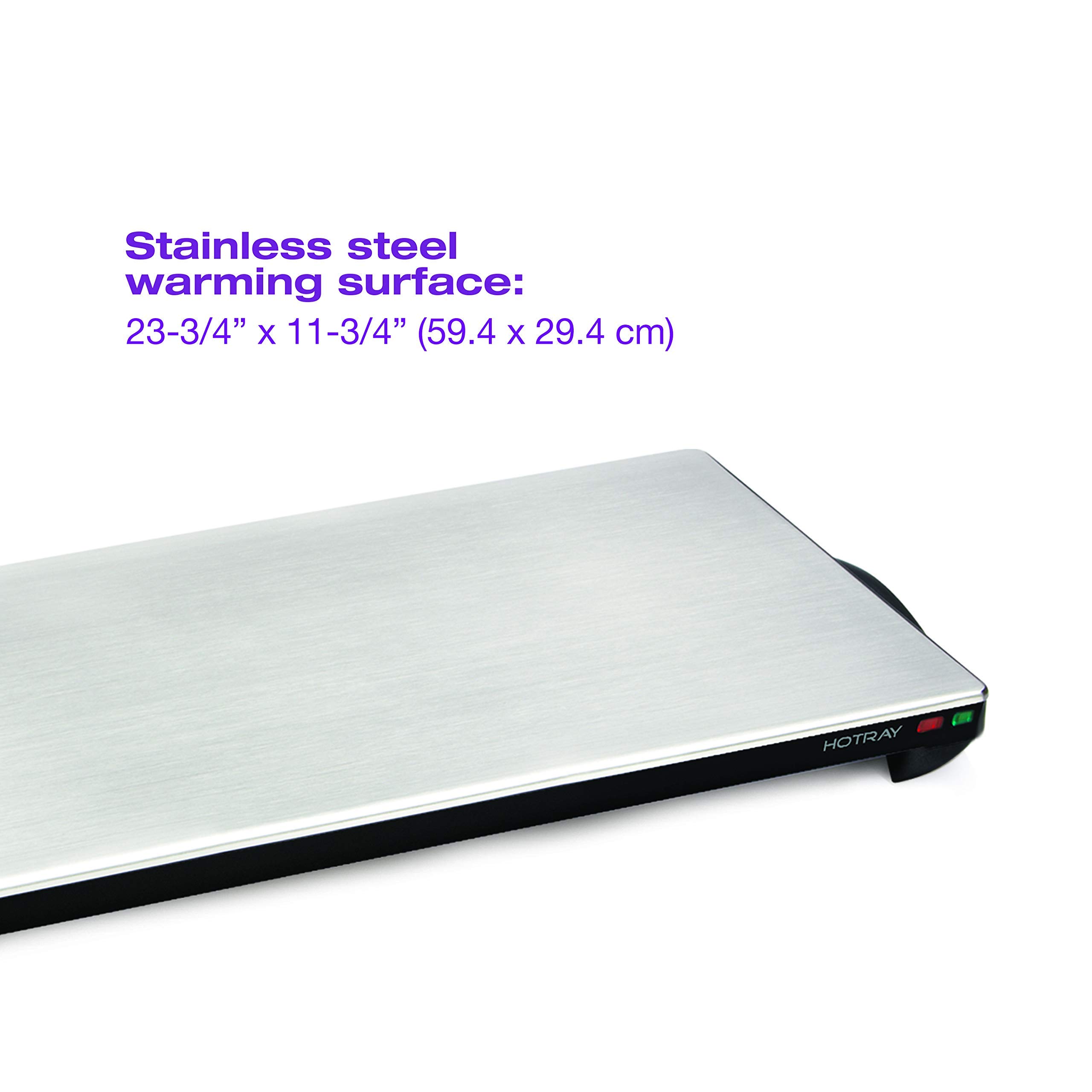 Salton Electric Warming Tray, Stainless (Renewed)