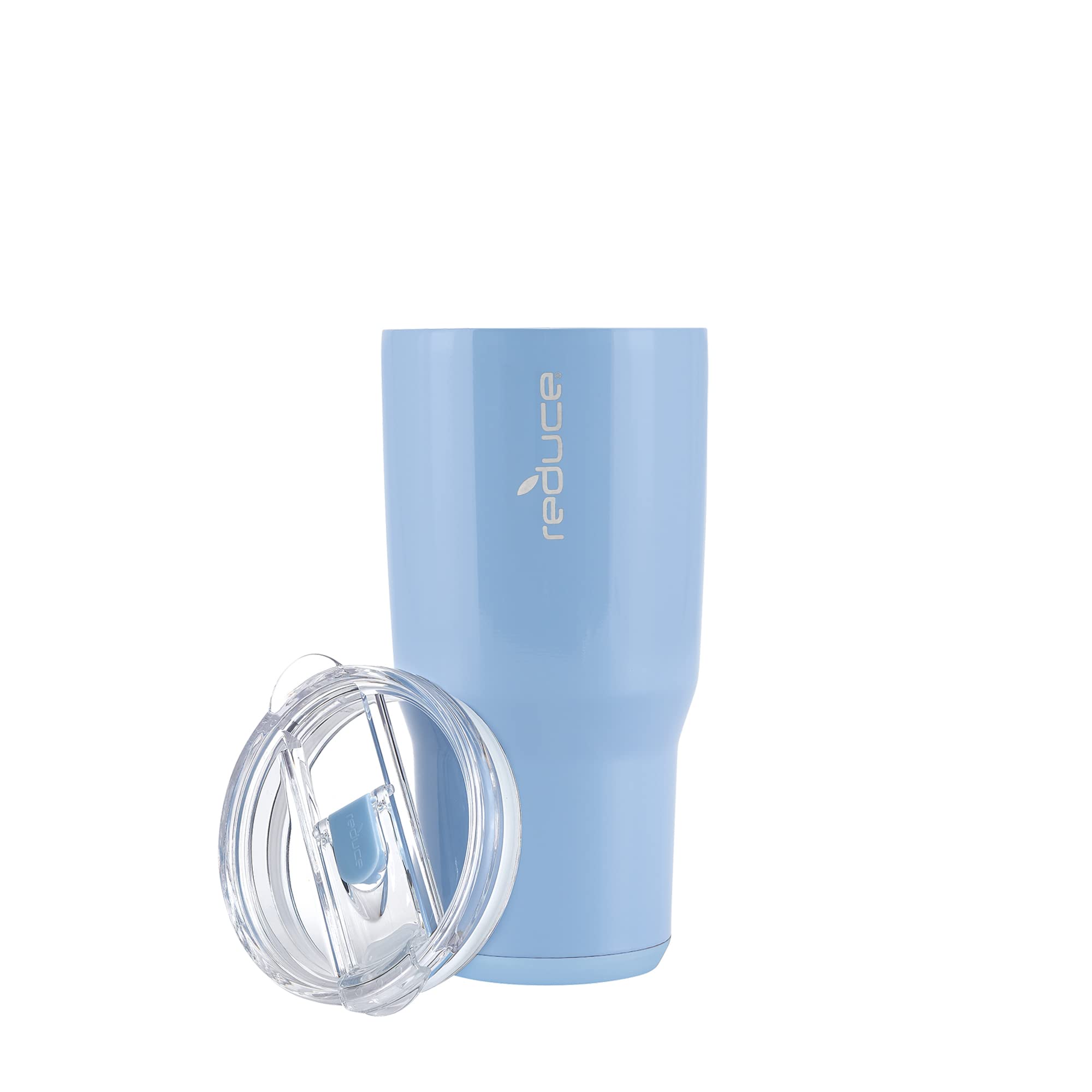 REDUCE Cold1 34 oz Tumbler with Lid and Straw- Vacuum Insulated Stainless Steel Water Bottle for Home, Office or Car; Reusable Cup with Leakproof Flip Lid, Keeps Drinks Ice Cold All Day- Matte Phantom