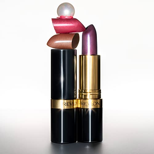 Revlon Lipstick, Super Lustrous Lipstick, Creamy Formula For Soft, Fuller-Looking Lips, Moisturized Feel, Cinnamon Bronze, 0.15 oz