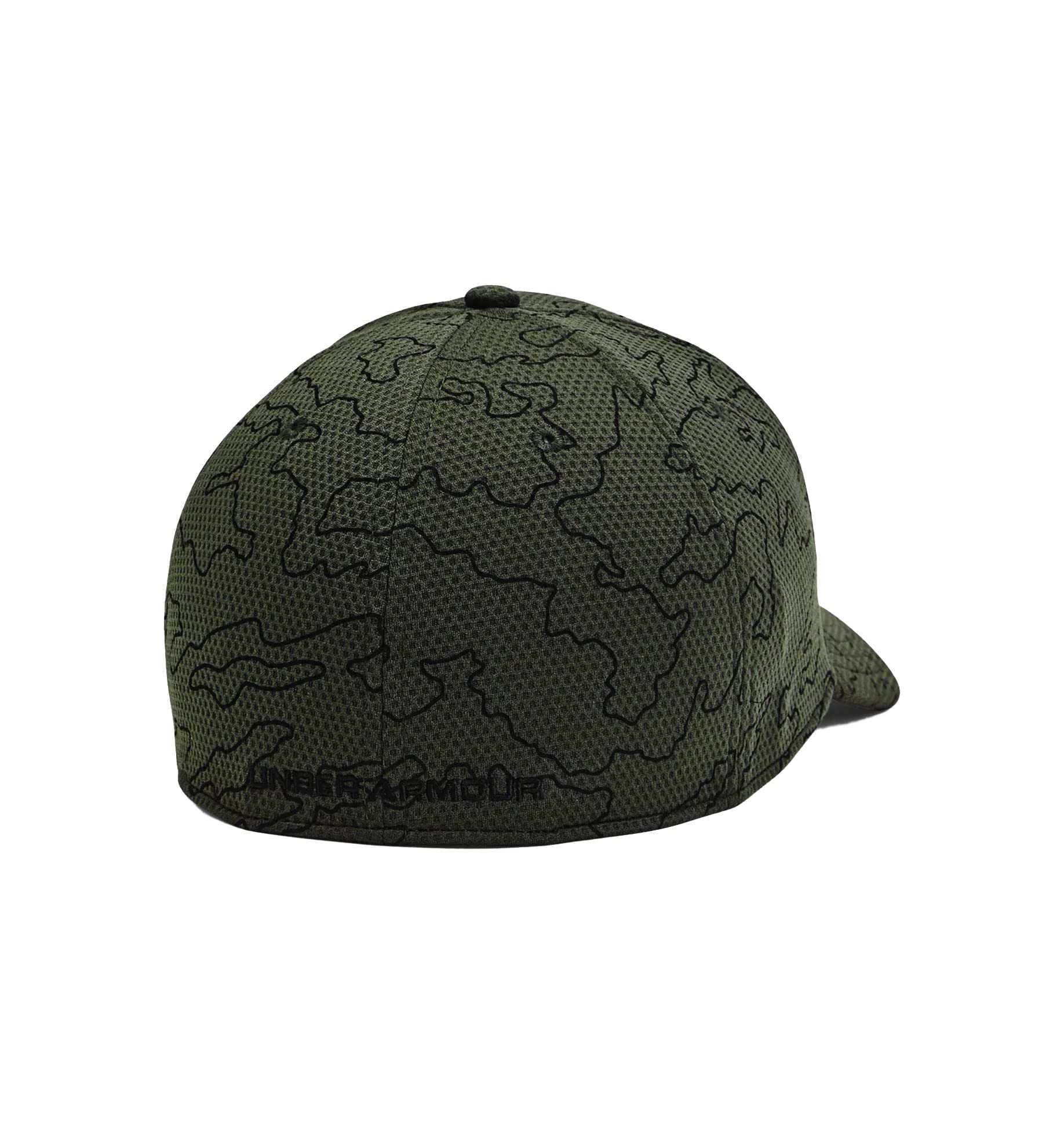 Under Armour Men`s UA Printed Blitzing Stretch Fit Cap (Large/X-Large, B_Green(1273197-310)/B)