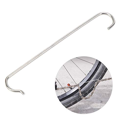 Vakitar 10Pcs Bike Stainless Steel Chain Hooks Connecting Repairing Tool for Mountain Road