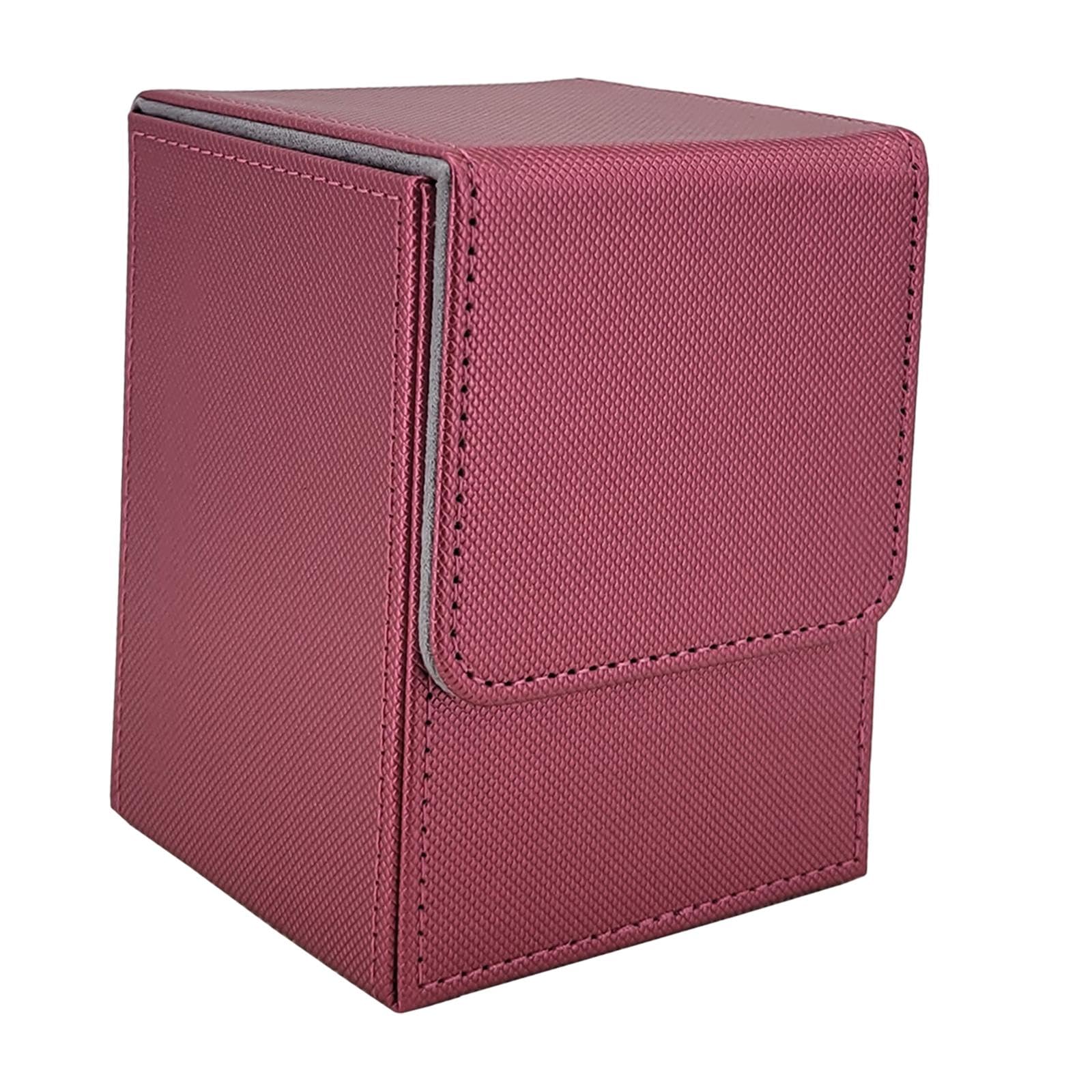 MERIGLARE Card Deck Box Deck Case, Game Card Protectors, Collectible Cards Container, Gaming Card Holder, Sleeved Card Storage Box