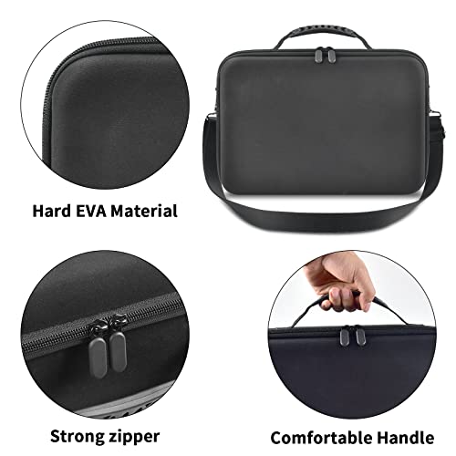 Travel Case Compatible with Meta Quest 2/ Oculus Quest Pro VR Headset and Touch Controllers - Portable Carrying Bag for Charging Dock, VR Earphone and Accessory Storage - Box Only