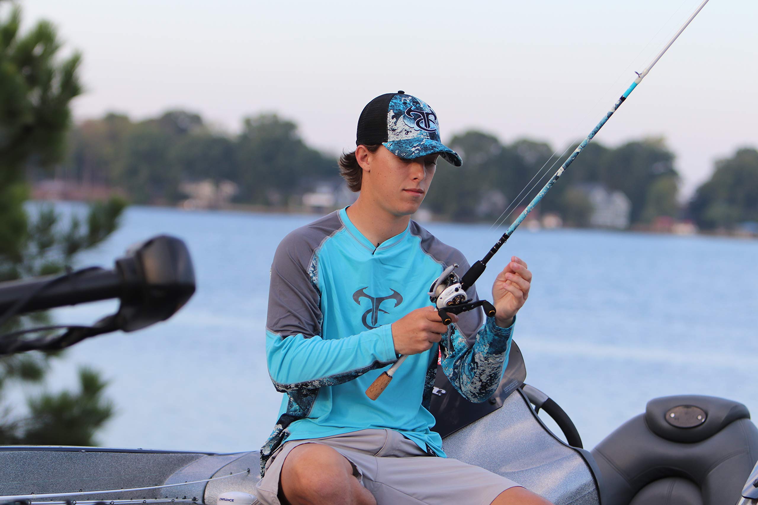 ProFISHiency: David Dudley Signature Series7'2 MH True Timber Casting Rod | 30 TON Carbon Blank | Fuji Reel Seat | Super Lightweight | True Timber Rift Camo