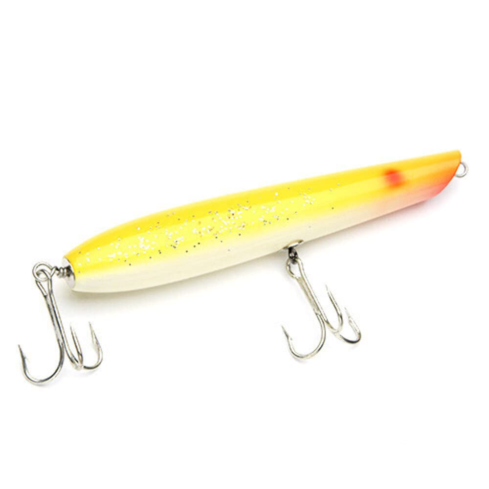 Stan Gibbs Lures Pencil Popper Yellow 6" 1.5oz