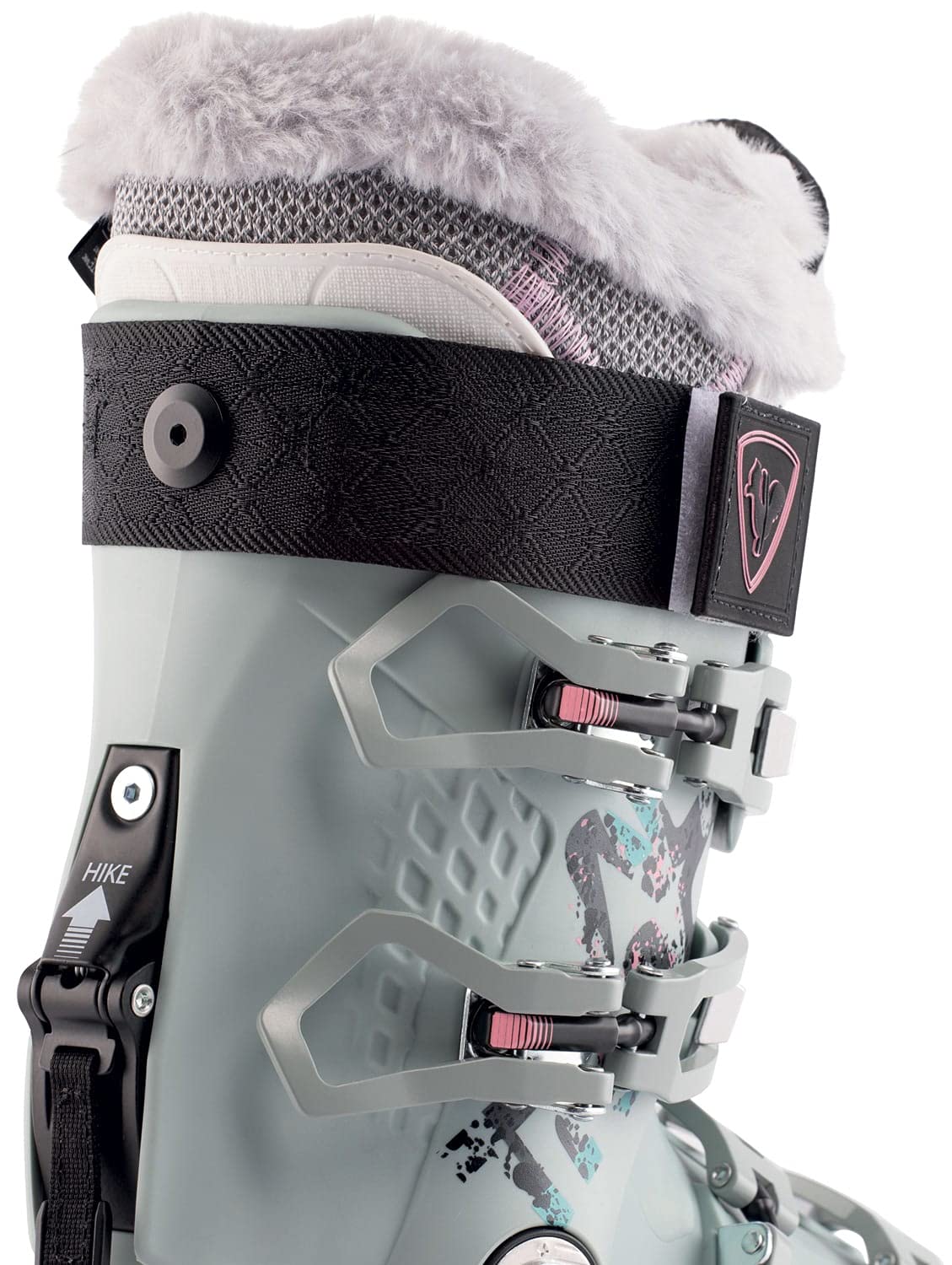 Rossignol Alltrack Pro 100 Womens Ski Boots Shadow Green 6.5 (23.5)