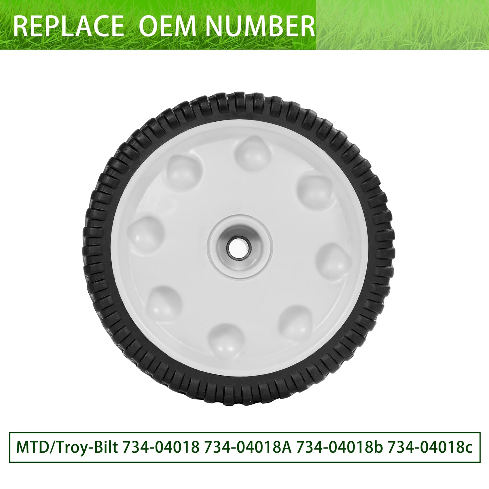 MTD 734-04018C 734-04018A 734-04018B Set of 2 Front Drive Wheels 12AV569Q597