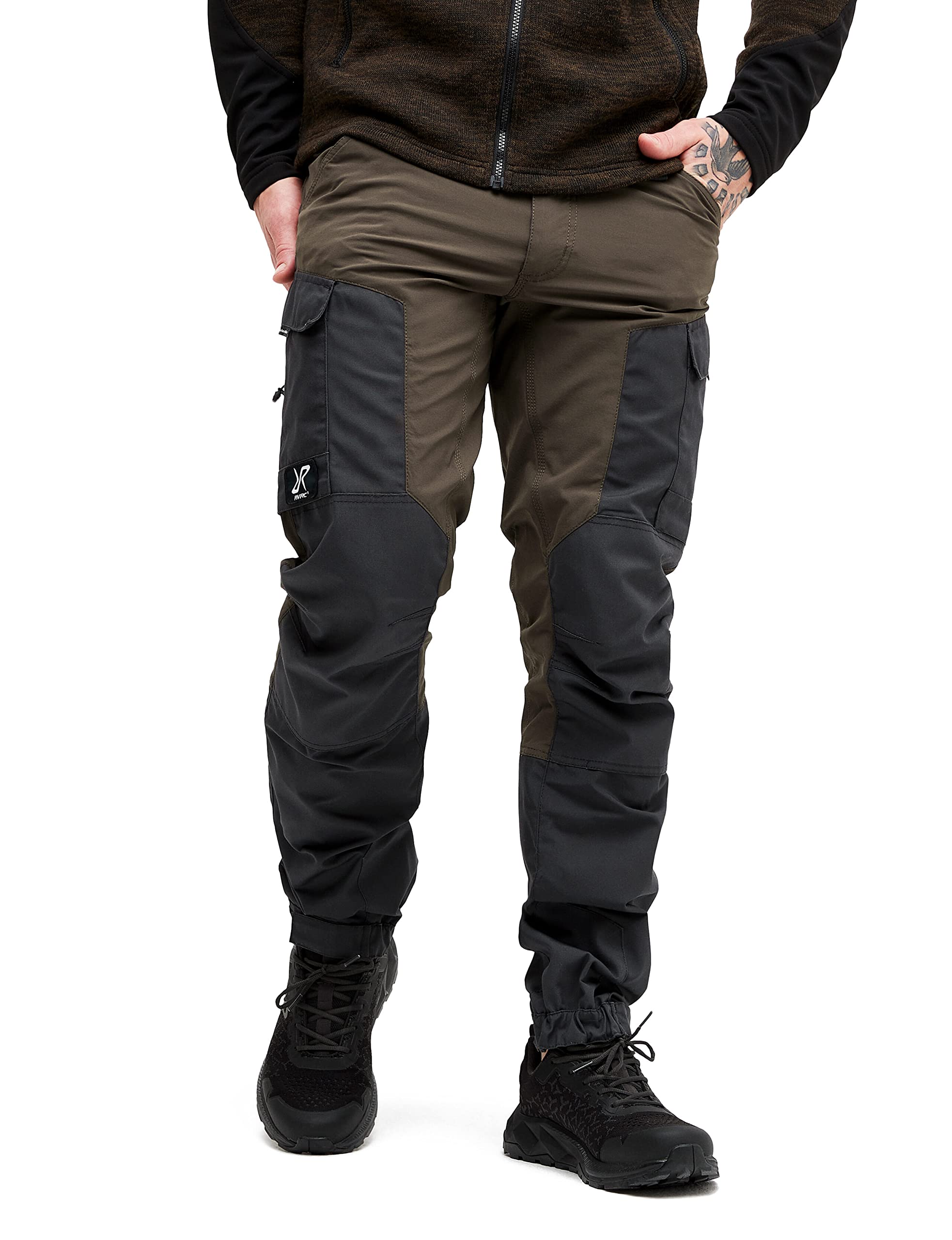 RevolutionRace Men’s RVRC GP Pants, Durable Pants for All Outdoor Activities, Mud, XL
