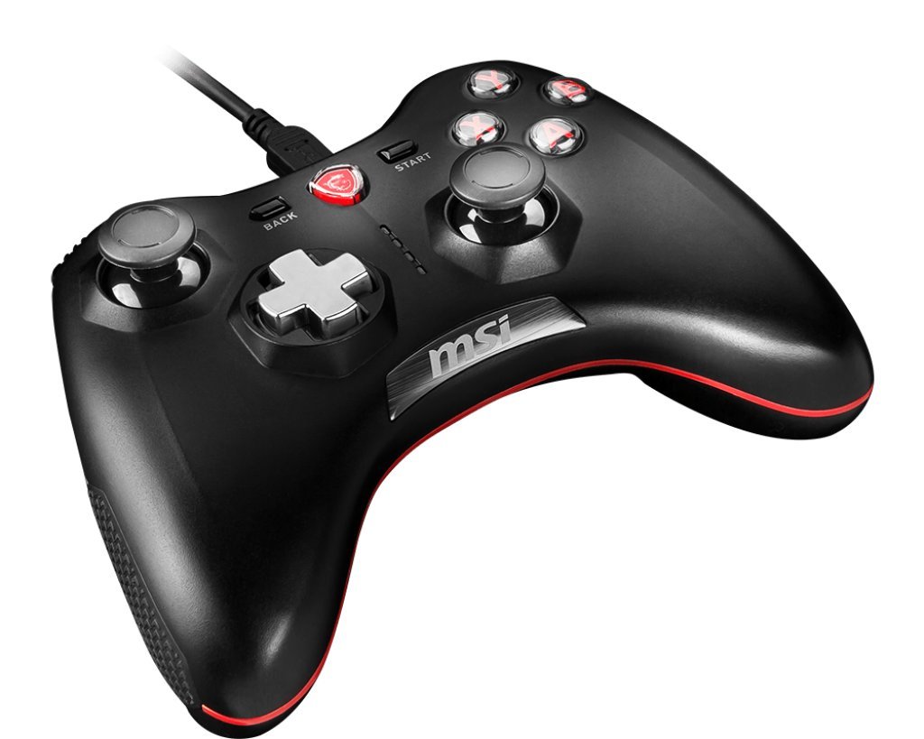 MSI Force GC20 USB Wired Controller Gamepad for Windows PC Android PS3 Stream