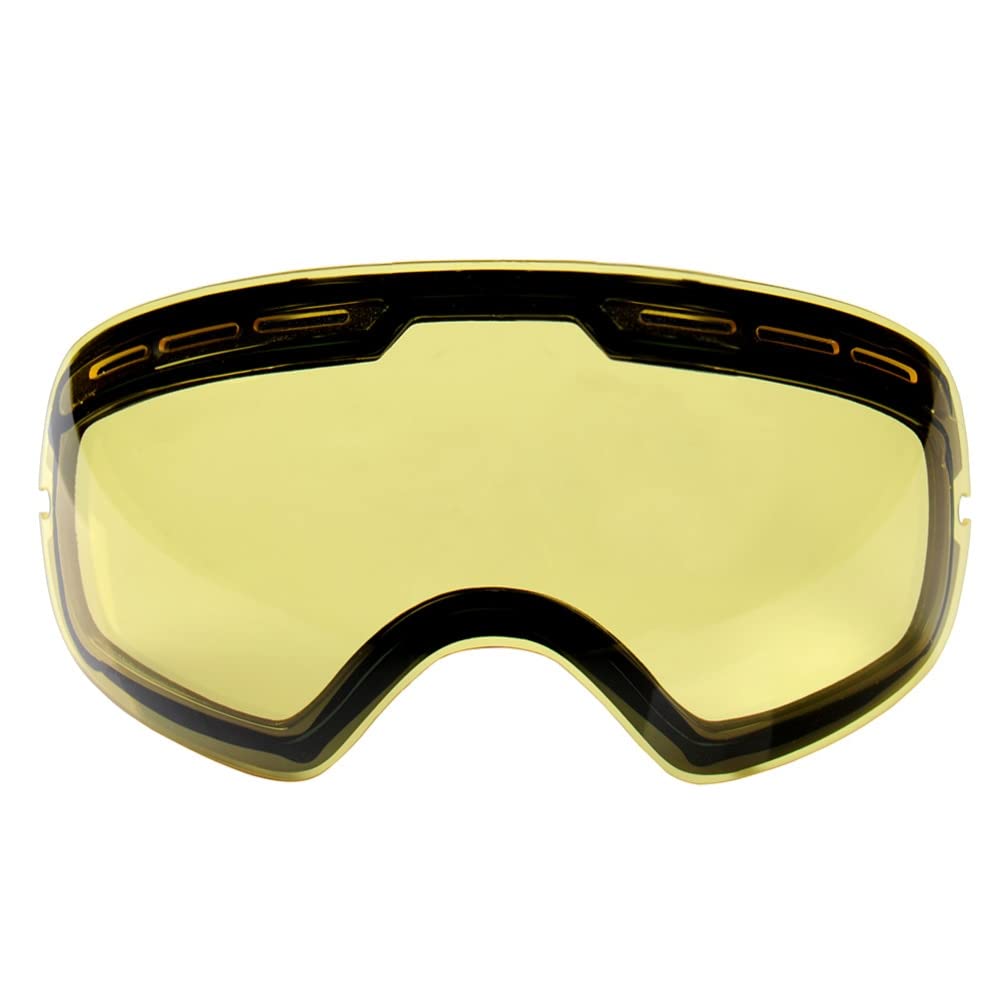 Ski Goggles Snow Goggles Double glare lenses Ski goggles Polarized professional ski glasses can be used in conjunction with other glasses (Color : A)