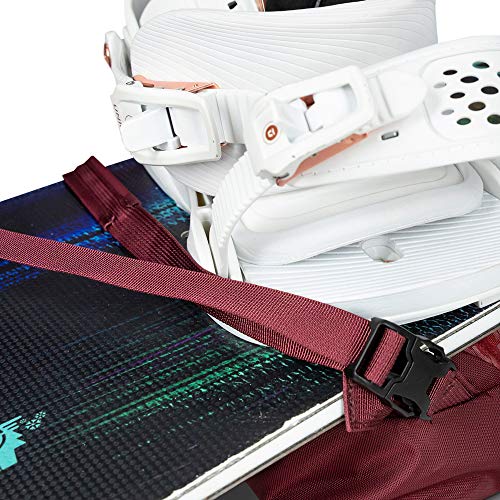 Osprey Packs Kresta 30 Women's Ski Backpack, X-Small/Small, Rosewood Red
