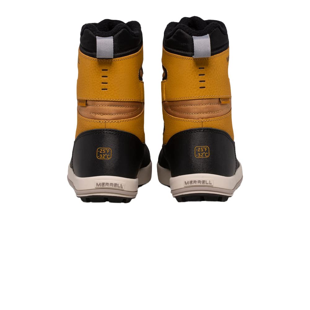 Merrell Boy's Snow Bank 3.0 Waterproof Boot, Wheat, 2 Big Kid