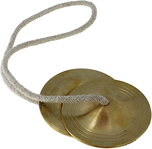 Traditional Musical Instruments Indian Manjeera Hand Music Dia 2.5 Inches