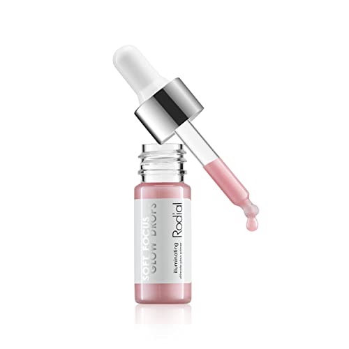Rodial Soft Focus Glow Booster Drops 0.3 Deluxe fl oz, Illuminating Skin Serum with Glycerin and Antioxidants, Perfectioning and Smoothing Dewy Makeup Base, Weightless Formula