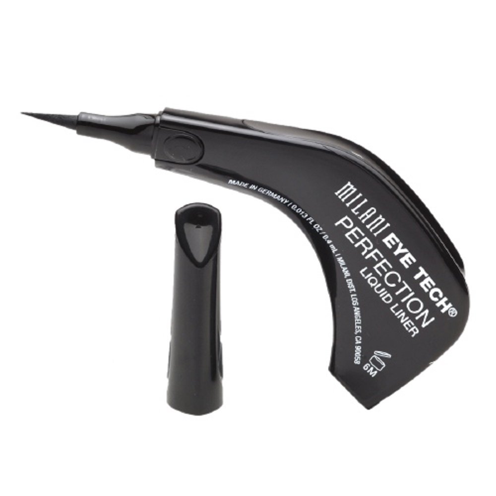 Milani Eye Tech Perfection Liquid Eye Liner, Black [01] 0.013 oz (Pack of 2)