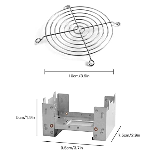 SEASD Portable Camping Stove Burner Solid Folding Outdoor Mini Cooking Cookout Picnic