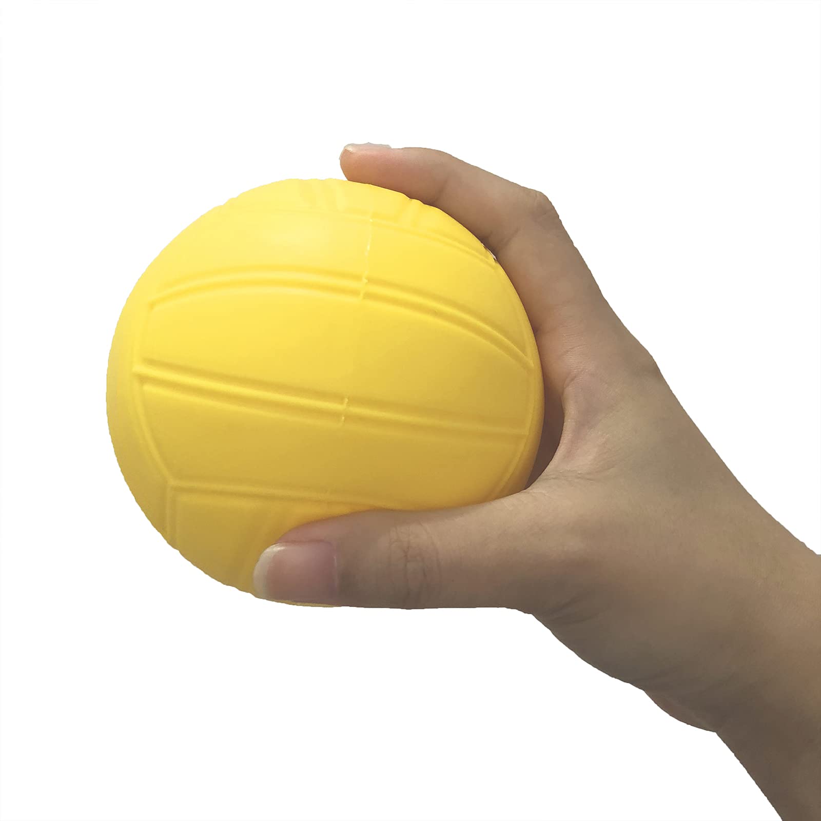 Round Net Game Balls 3 Pack Replaceable Mini Volleyball with Pump Compatible with Spike Ball, Outdoor Volleyball Game