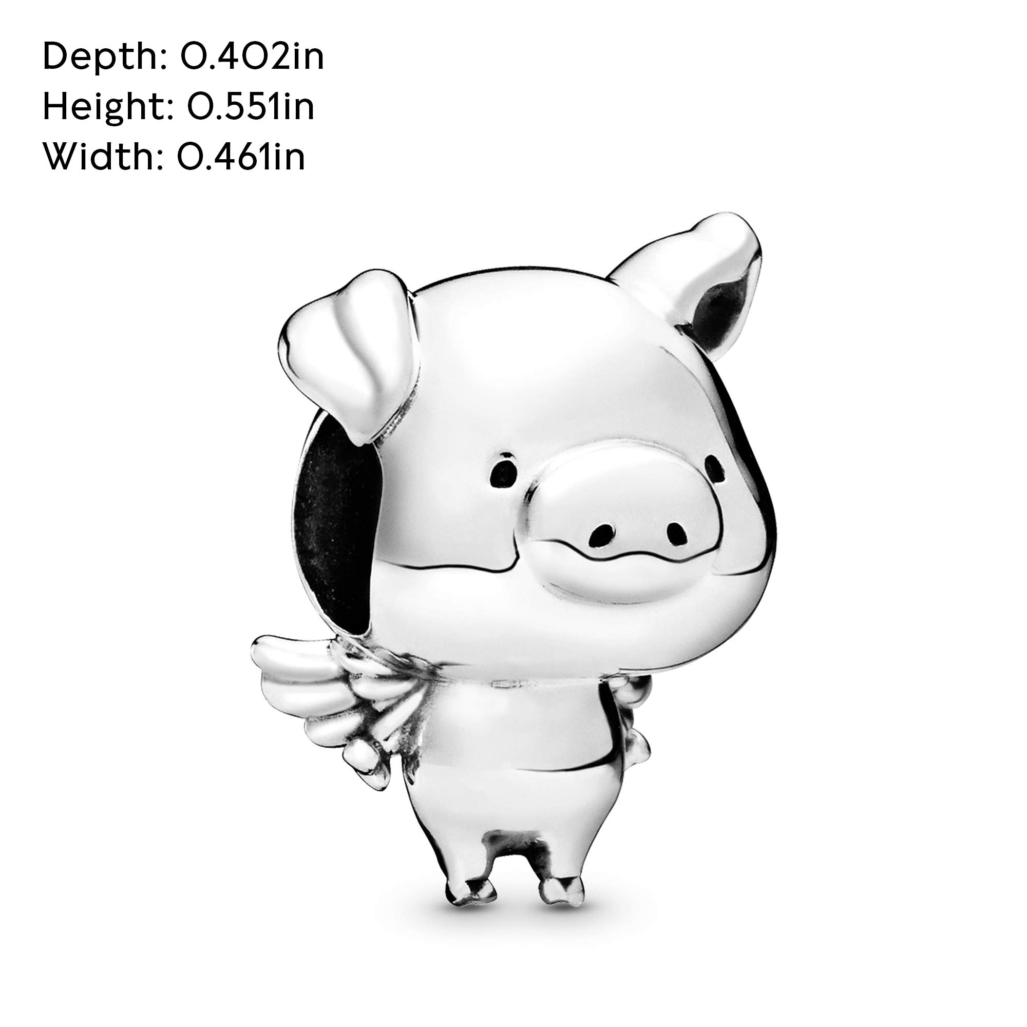 Pandora Jewelry Pippo the Flying Pig Sterling Silver Charm