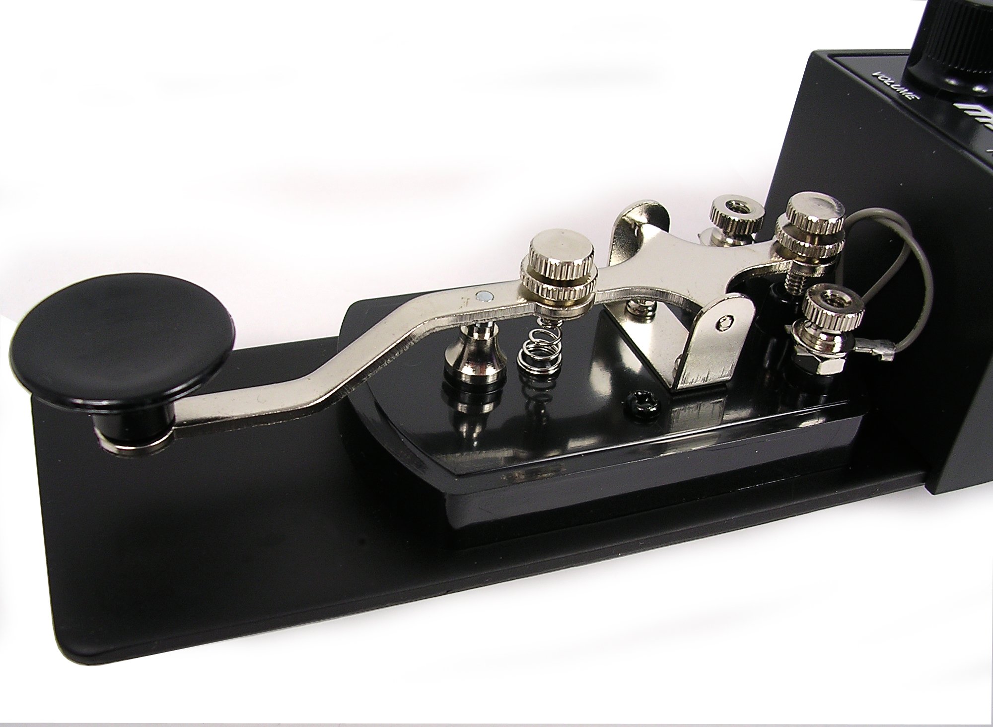 MFJ Enterprises Original MFJ-557 Deluxe Morse Code Practice Oscillator Straight Key w/Volume Control
