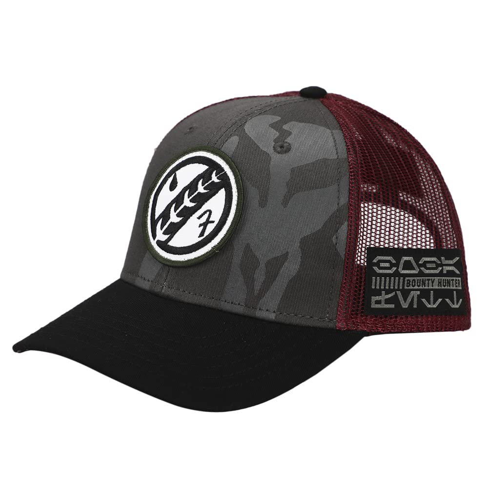 Starwars Episode 5 Boba Fett Black Pigment Dye Dad Hat OSFA