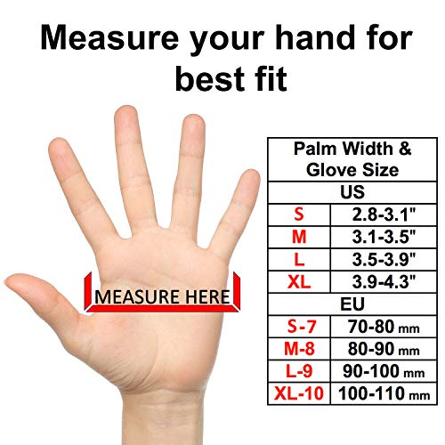 SAFEAT General Waterproof Work Gloves for Men and Women β Flexible, Double Coated Latex, Multipurpose, Sandy Grip Foam 1 Pair (Large)