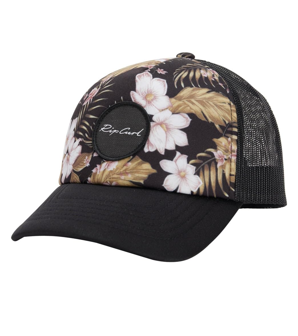 Rip Curl Women's Icon Trucker Hat, Black, One Size