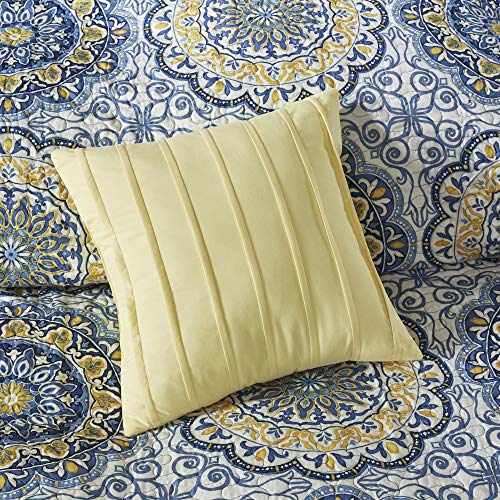 Madison Park Tangiers 6 Piece 2-in-1 Duvet Set, Blue, Cal, King/California King
