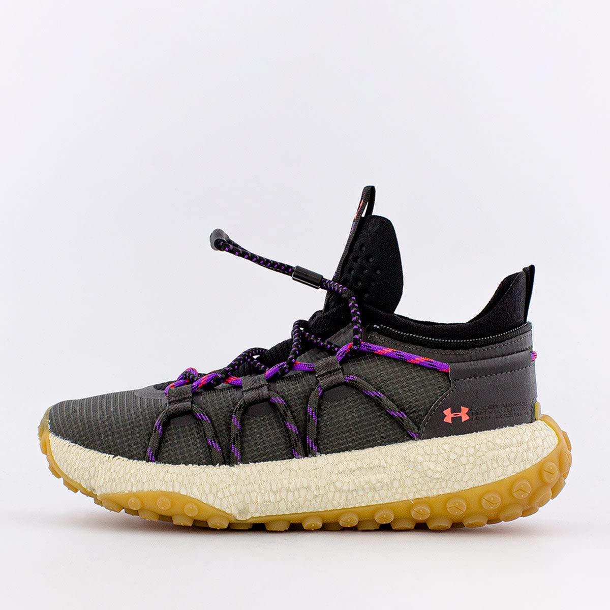 Under Armour UA HOVR Summit Fat Tire Cuff Running Shoes Boots (us_Footwear_Size_System, Adult, Men, Numeric, Medium, Numeric_8_Point_5) Grey/Black