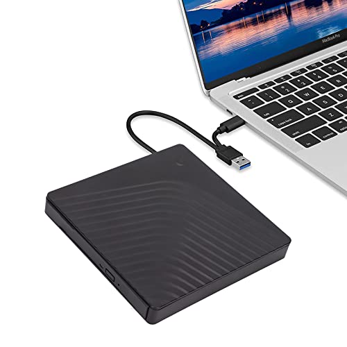 Zopsc-1 Portable External Optical Drive Box, 5 Gbps High Speed USB C Enclosure Optical Player Box for SATA Drive Writer Reader for PC Laptop Desktop