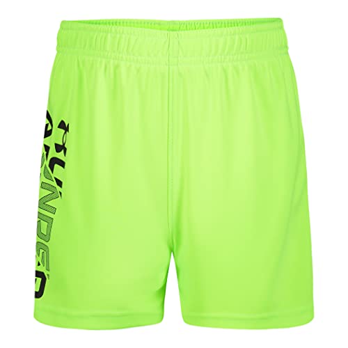 Under Armour UA Prototype Wordmark Short, Lime Surge, 7