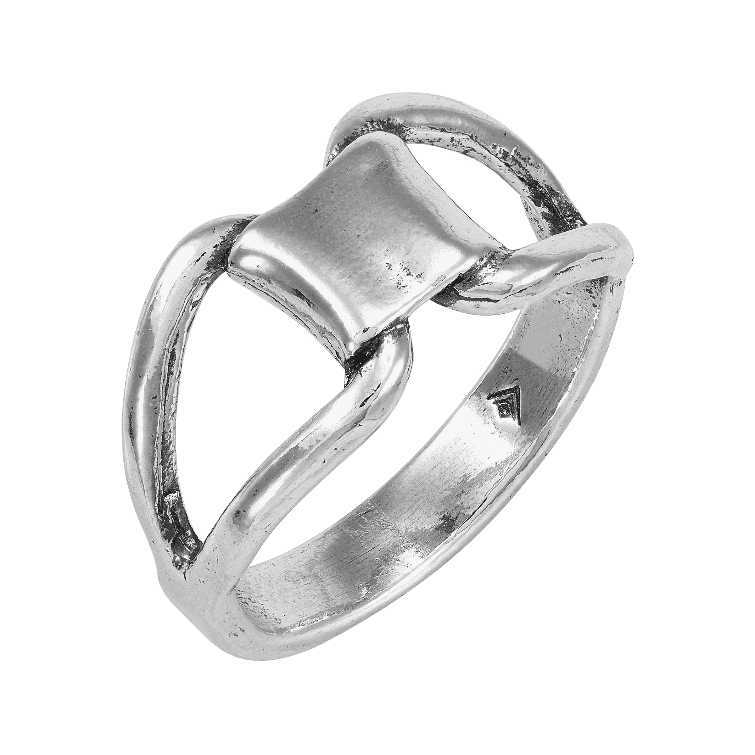 Silpada 'Lockstep' Ring in Sterling Silver, Size 8, Size 8