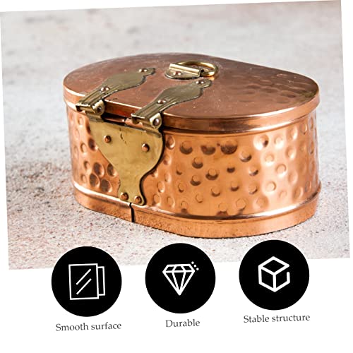 MAJHER 3pcs Buckle Buckle Cabinet Hinges Cabinet Hardware Wooden Jewelry Box Antique Right Hook Hinges for Kitchen Cabinets Cabinet Hasp Latches Right Hook Horn Lock Case Right Lock Hook