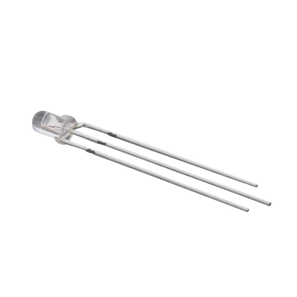 Othmro Pack of 50 3mm Green Red Common Anode LED Diode Light Round 20mA Bright Bulb Lighting Lamp Electronic Components Light Emitting Diodes