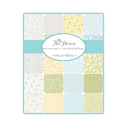 Moda Fabrics The Shores Jelly Roll by Brenda Riddle Designs 18740JR