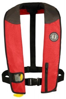 MUSTANG Deluxe Inflatable PFD Manual Activation - RED